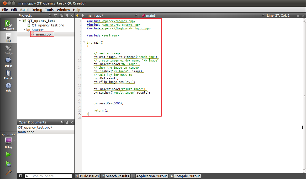 Trong Programing World Qt Creating A Opencv 231 Application Using Qt